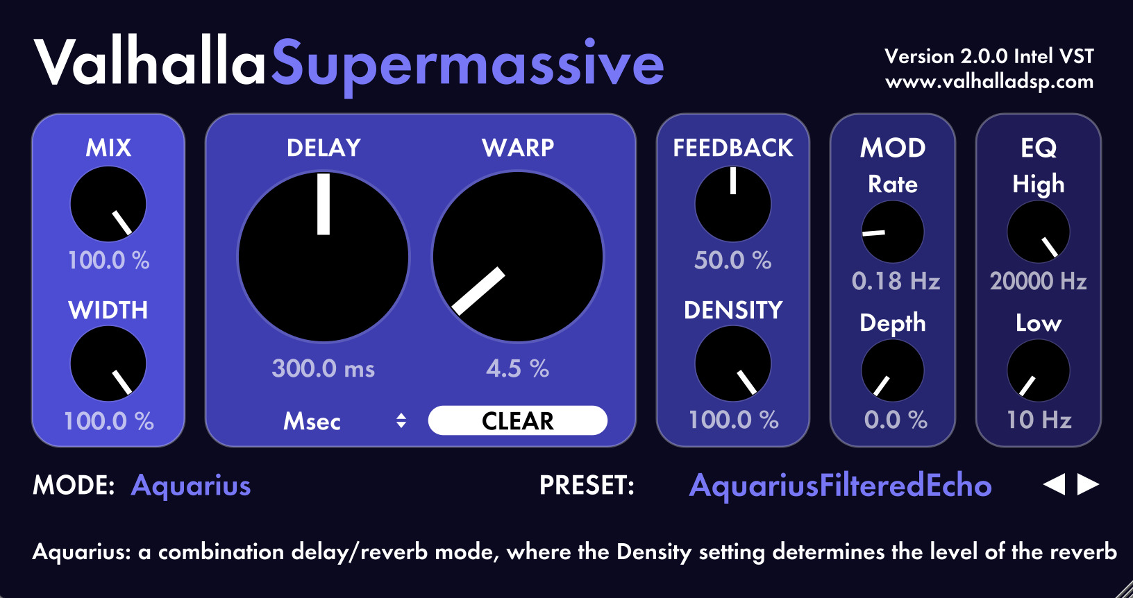 Two New Valhalla Supermassive Reverb Modes For 2022! - Valhalla DSP
